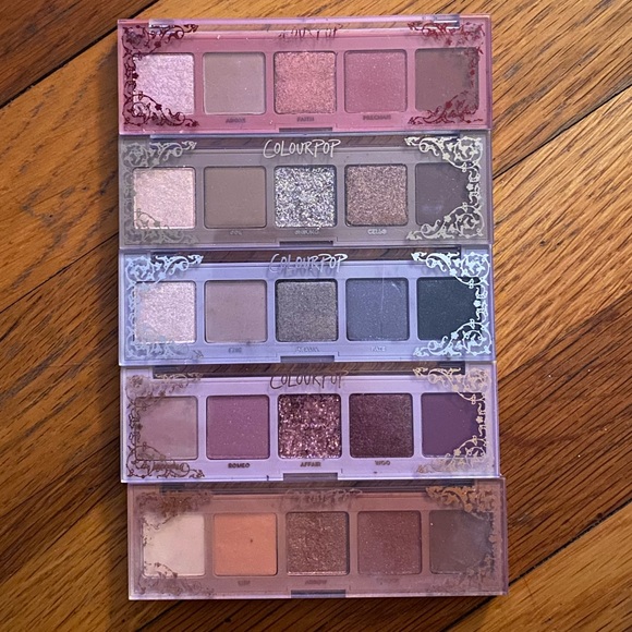 Colourpop | Makeup | 5 Colourpop Eyeshadow Palettes Amor Ballad Cherish ...